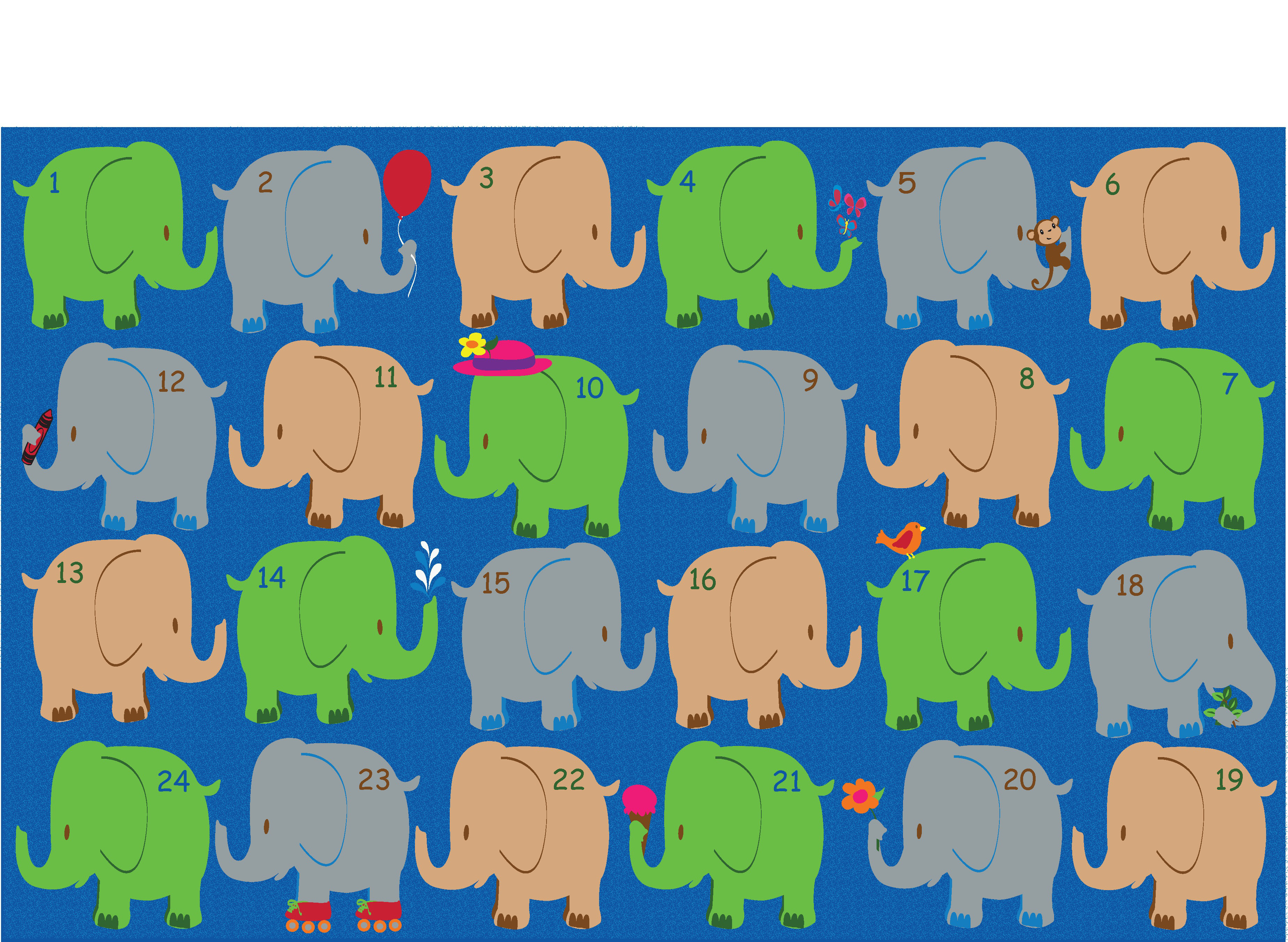 Kid Carpet Elephant Seating Classroom Rug | Wayfair