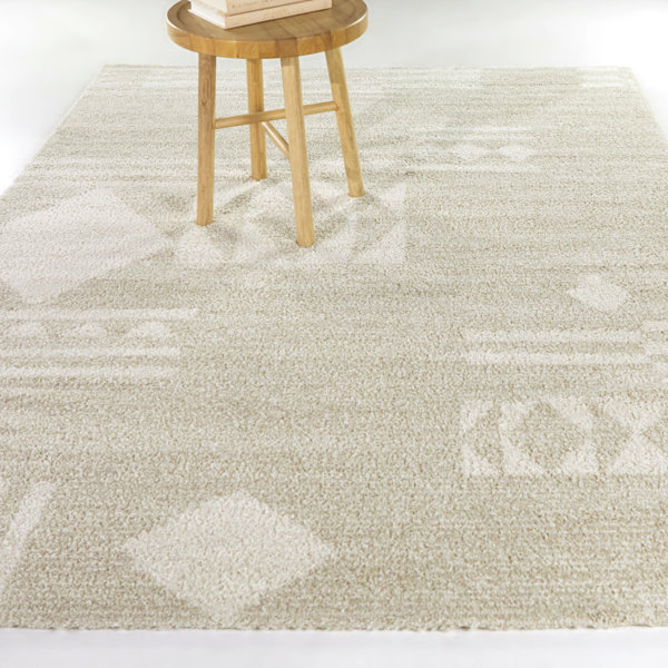 Corrigan Studio® Cortez Beige Global Geometric Area Rug | Wayfair