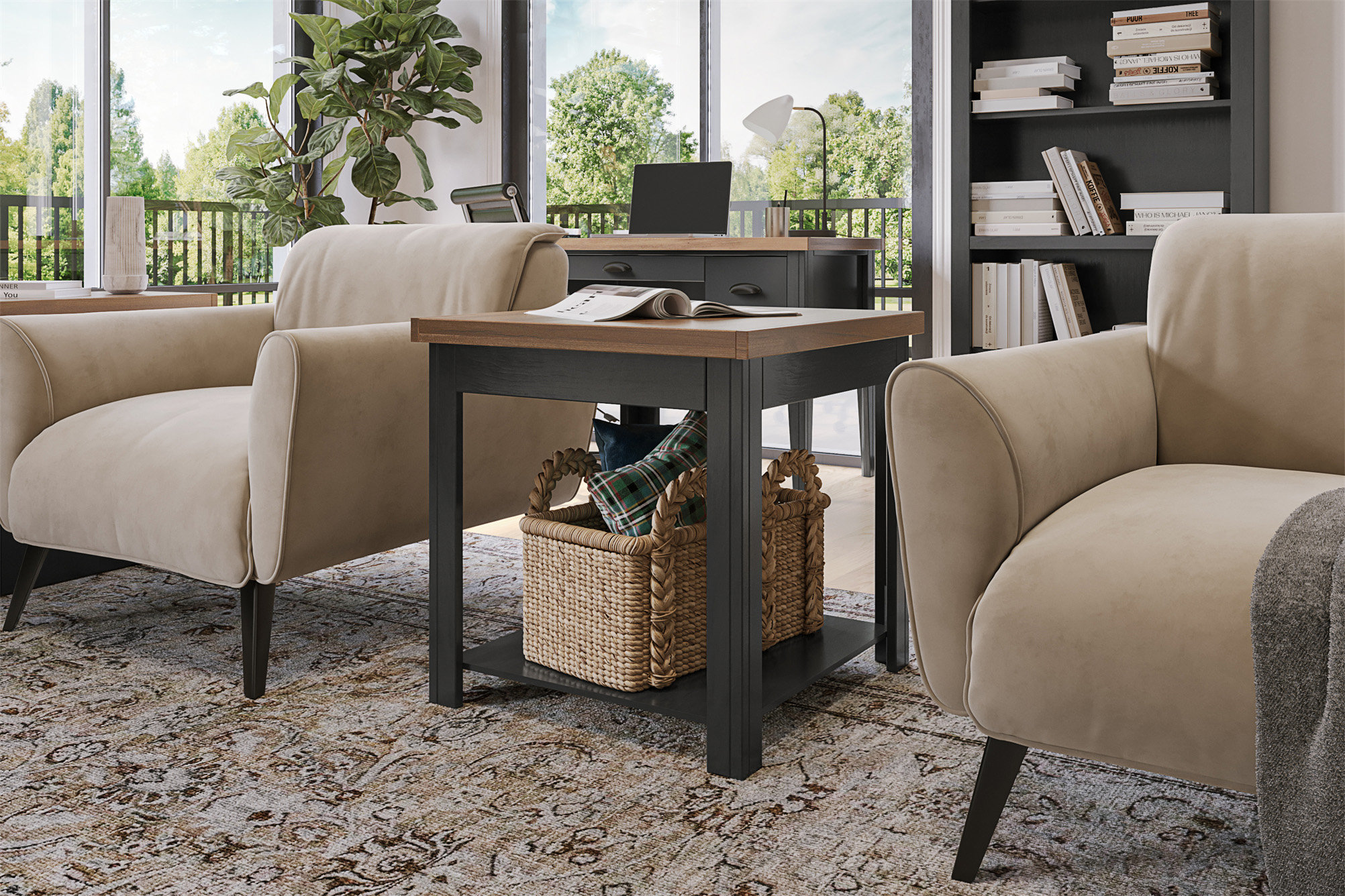 Latitude Run® 24 Inch Side Table, No Assembly Required - Wayfair Canada
