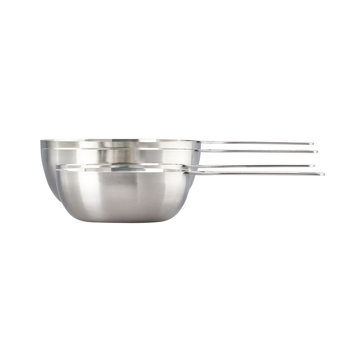 Le Creuset Stainless Steel Batch Baking Measuring Cups - Set of 4 ...