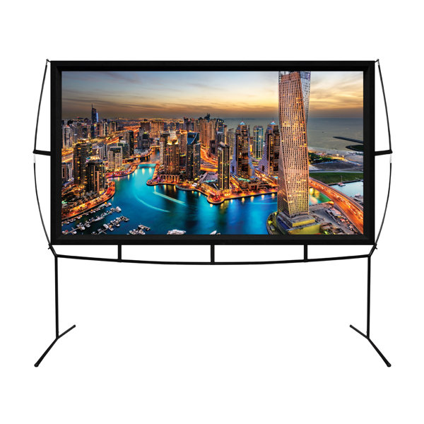Khomo Gear Outdoor Portable Projector Screen with Stand & Reviews | Wayfair
