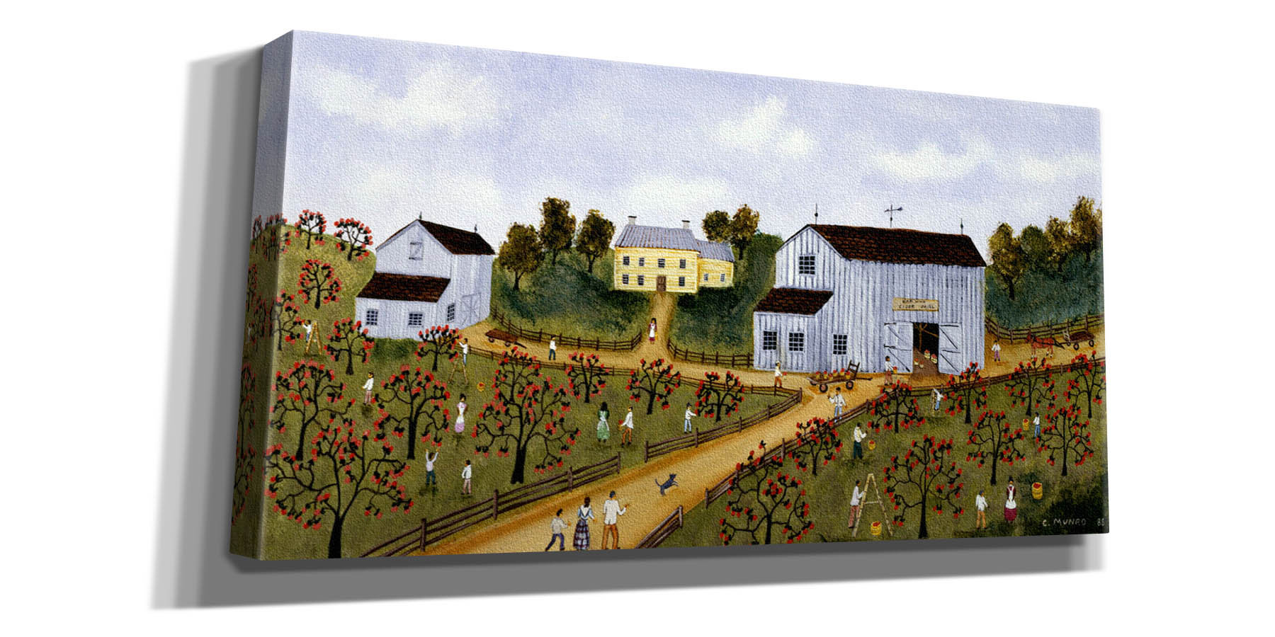 Ophelia & Co. 'Hartwick Cider Mill' by C Munro Canvas Wall Art, 40" x ...