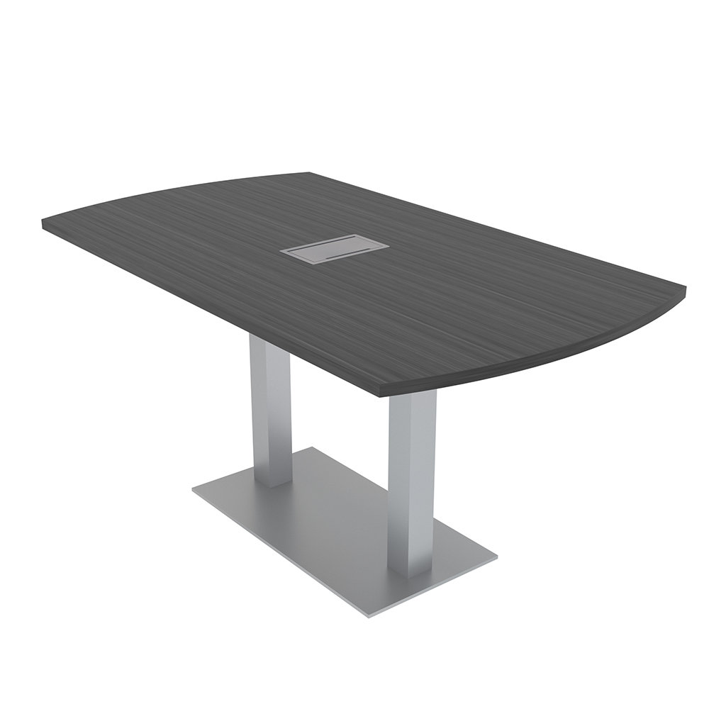Skutchi Designs, Inc. 6 Ft Arc Rectangle Conference Table with Power ...