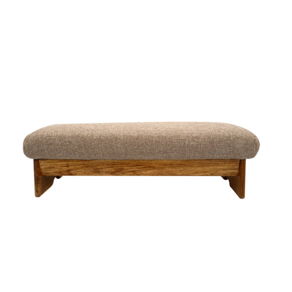 Loon Peak® Frayda Solid Wood Accent Stool - Wayfair Canada
