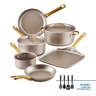 Farberware Radiant Nonstick Cookware Pots And Pans Set With Prestige ...
