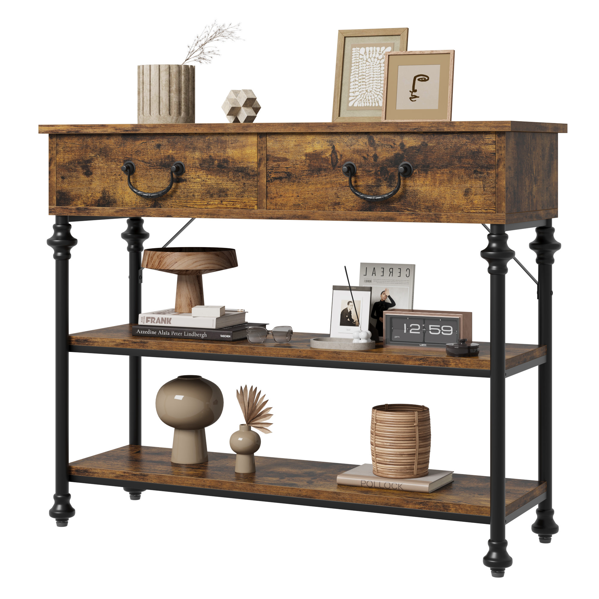 Williston Forge Console Table,2 Drawer Foyer Table,sofa Table For ...