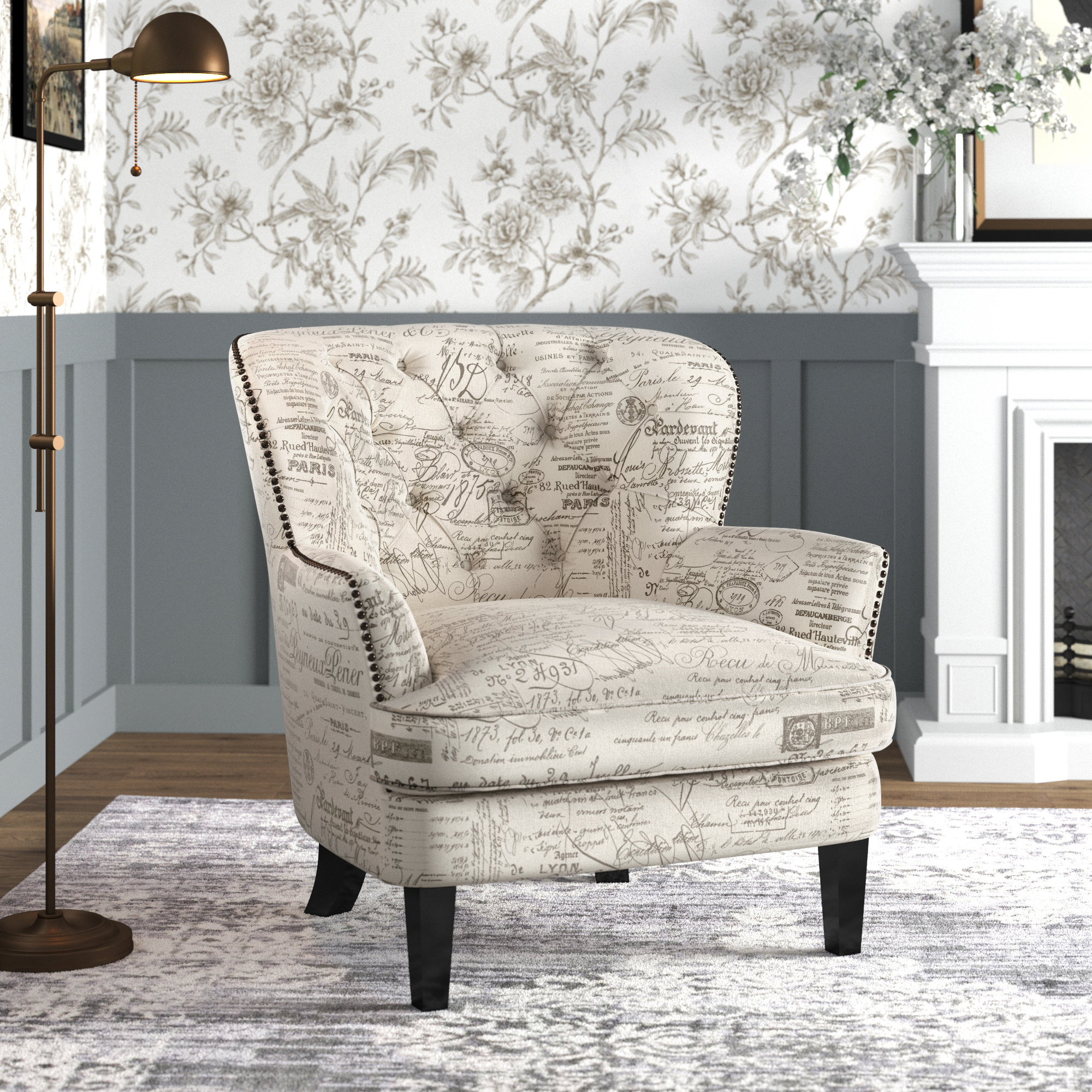 Laurel Foundry Modern Farmhouse Albritton 85.09Cm Wide Tufted Polyester ...