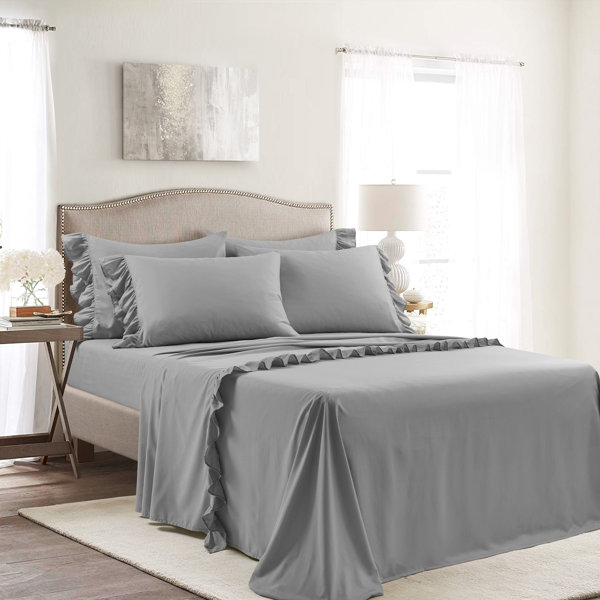LushReyna Ruffle Sheet Set & Reviews | Wayfair