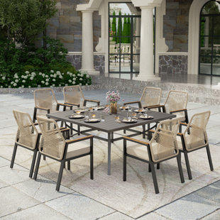Square Patio Dining Sets You'll Love | Wayfair