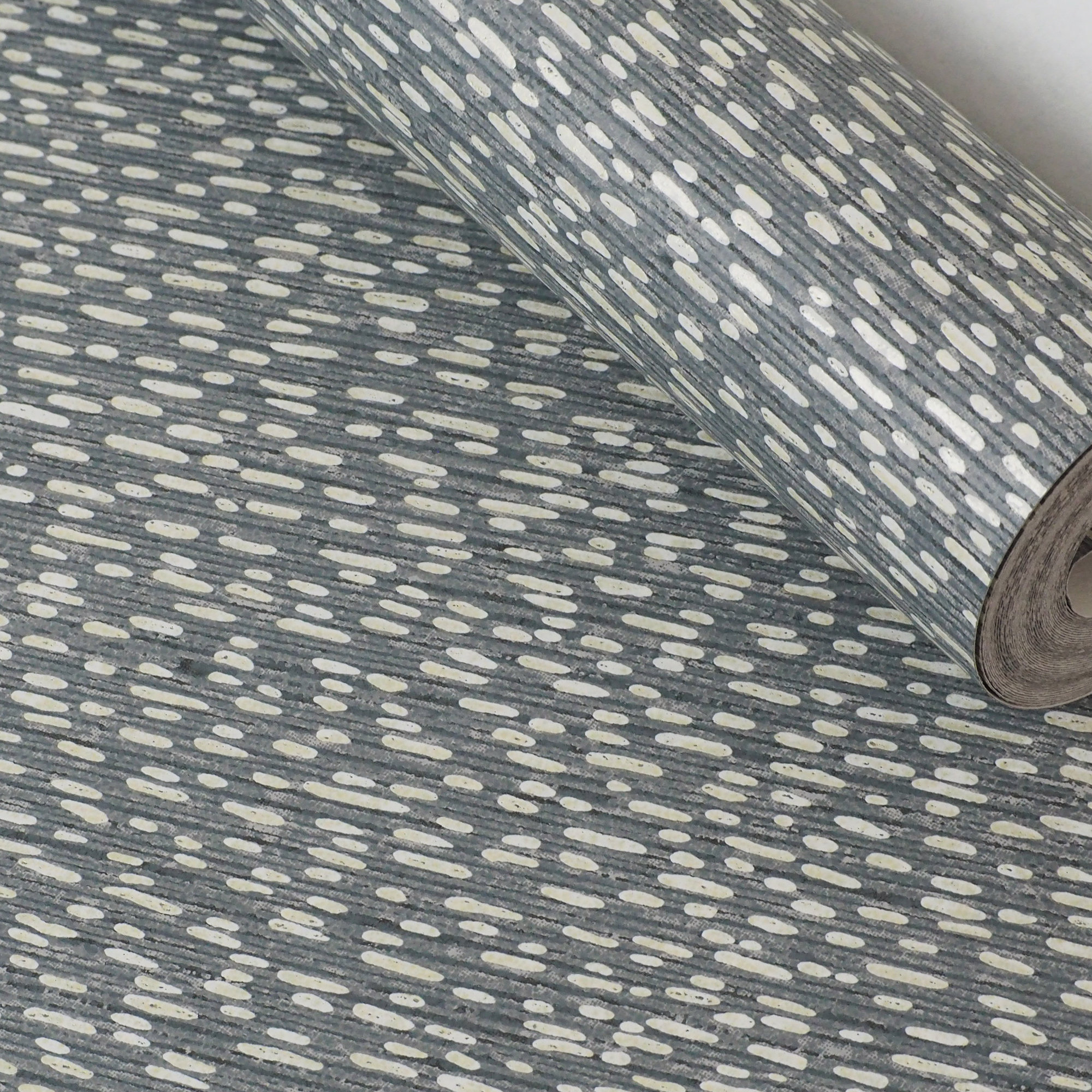 Ebern Designs Interwoven Dots Abstract Wallpaper Roll | Wayfair