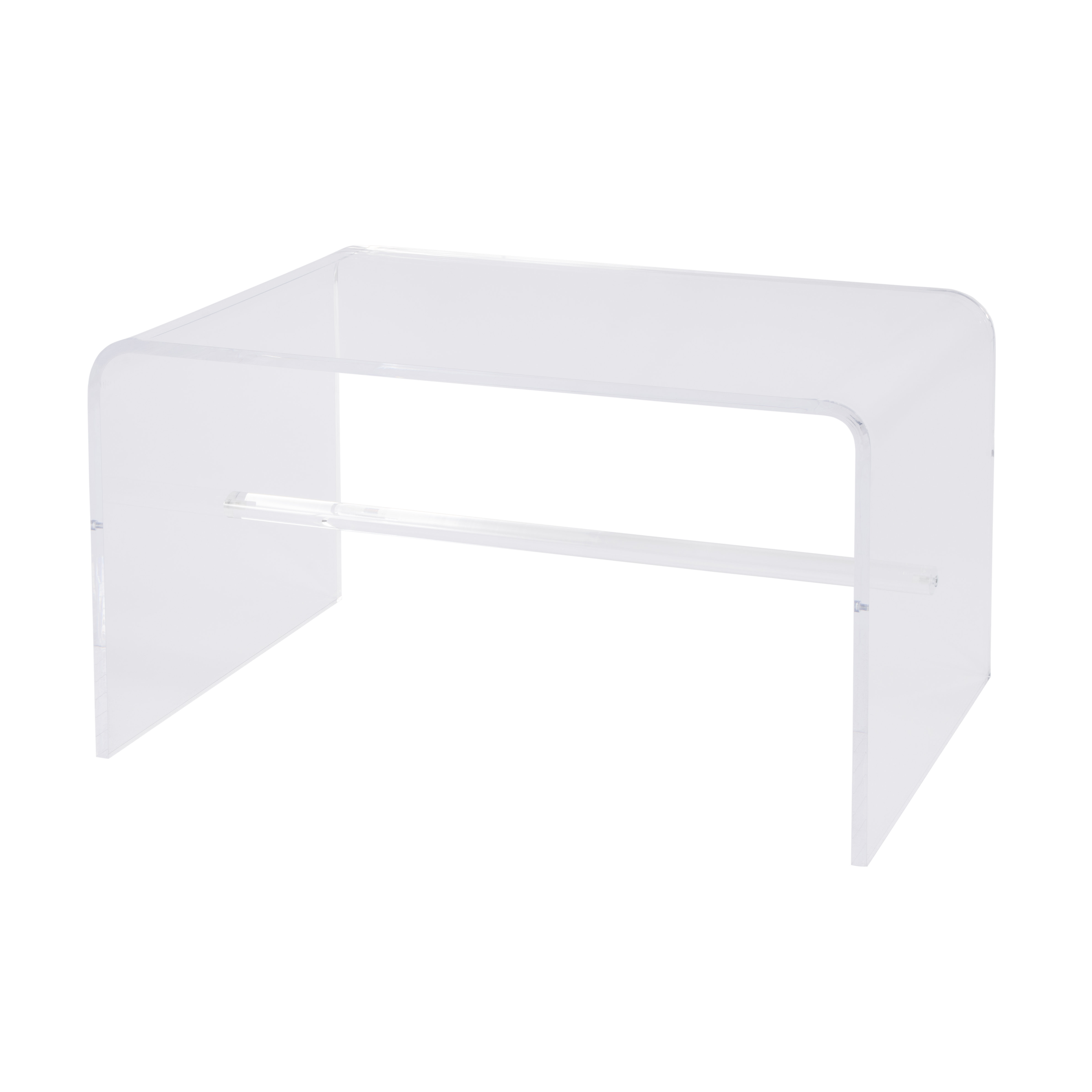 Wade Logan® Clinesha 32 in. W Rectangular Acrylic Coffee Table | Wayfair