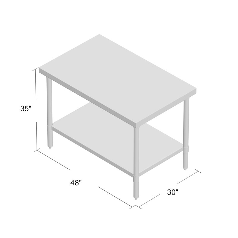 Diversified Woodcrafts CULINARY TABLE,48WX30DX35H | Wayfair