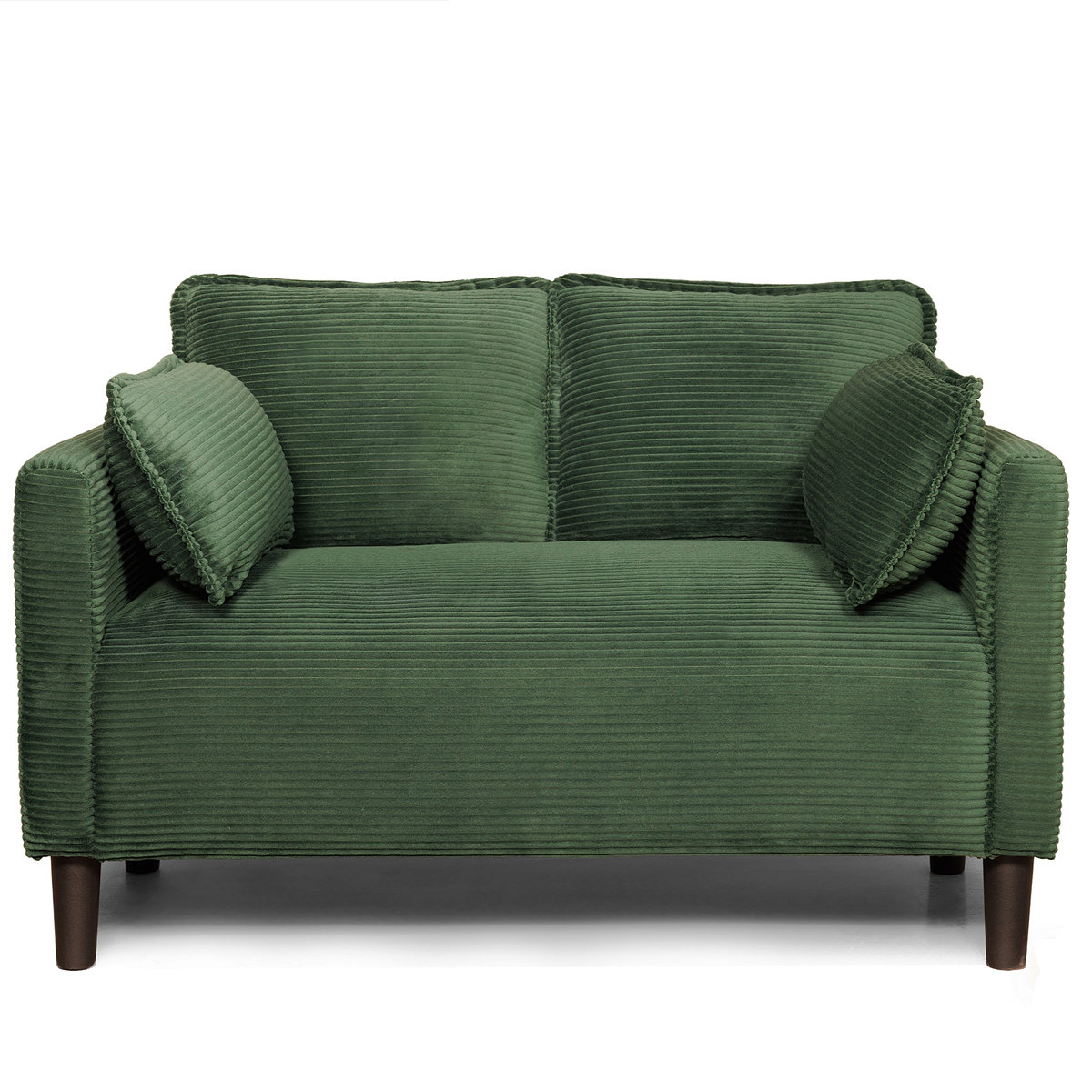 Latitude Run® 48" Soft Corduroy Loveseat Couch W/Soft Cushions,Side ...