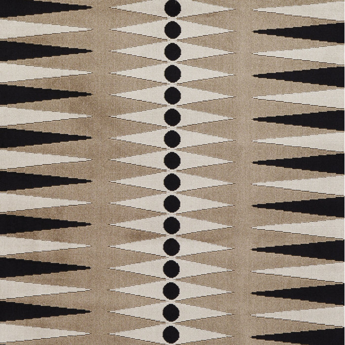 Schumacher x Mary McDonald Backgammon Cut Velvet Fabric | Wayfair
