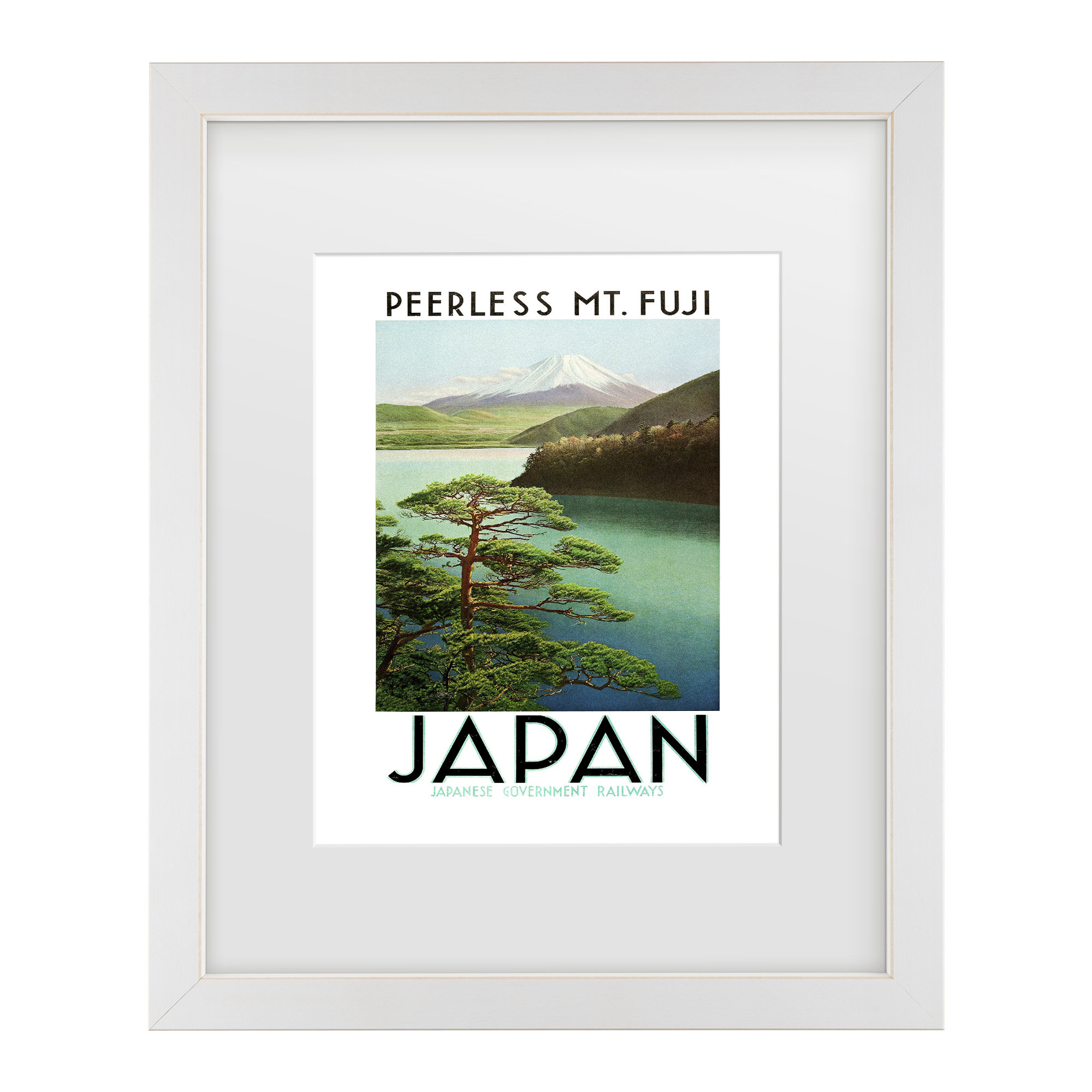 Trademark Fine Art Vintage Travel Poster 1930S Japan Travel Poster Japanese Government Railways ...