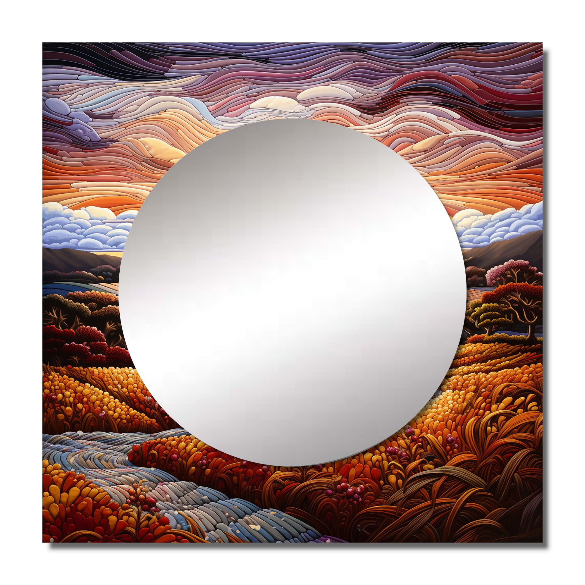 East Urban Home Erol - Countryside Sunrise In Provence III Countryside ...