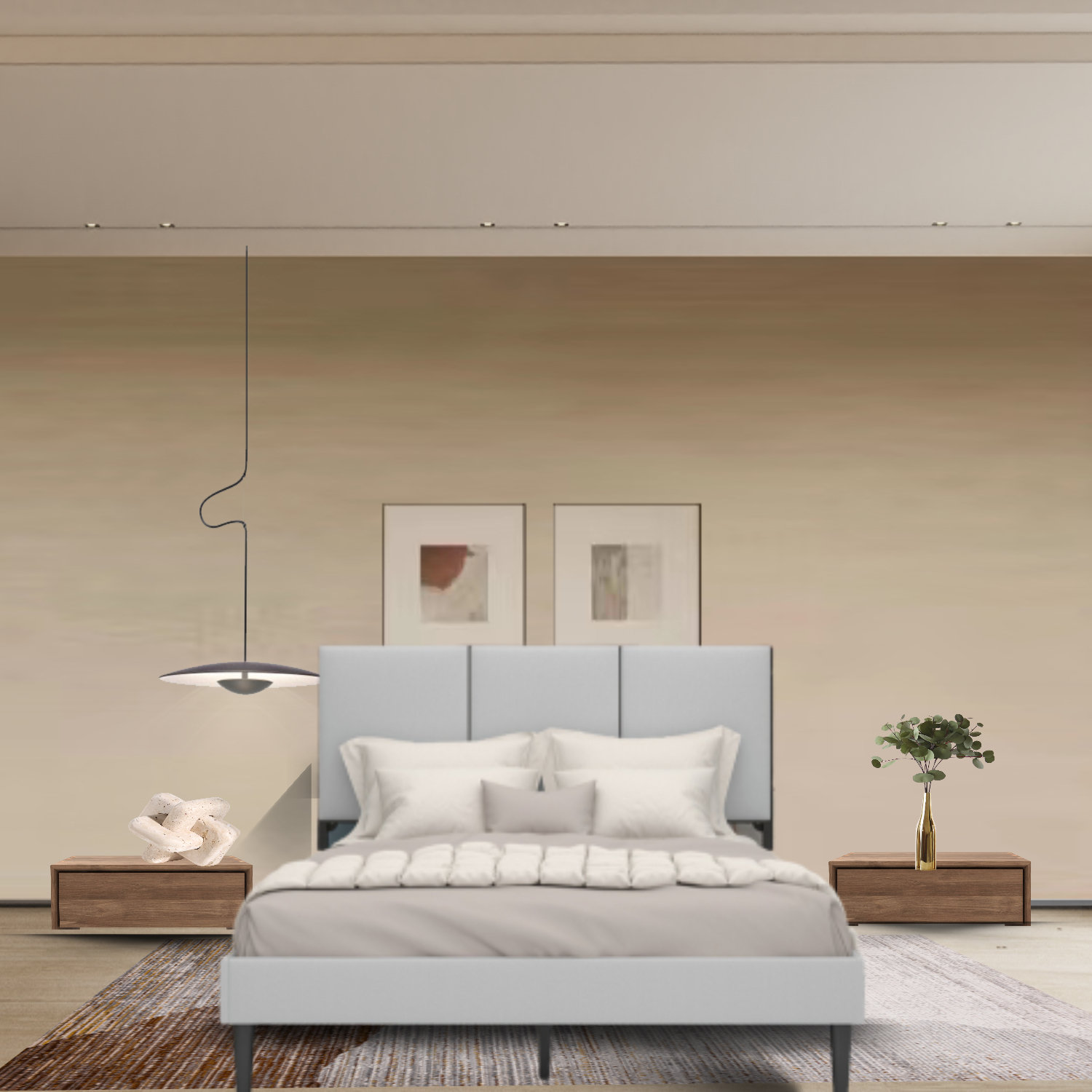 Ebern Designs Verbia Metal Platform Bed | Wayfair