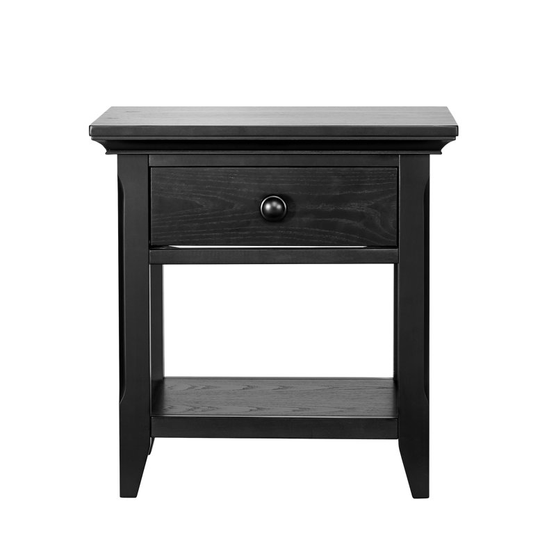 Lark Manor™ Bedroom Mid Century Modern Nightstand Bed Side Table Solid ...