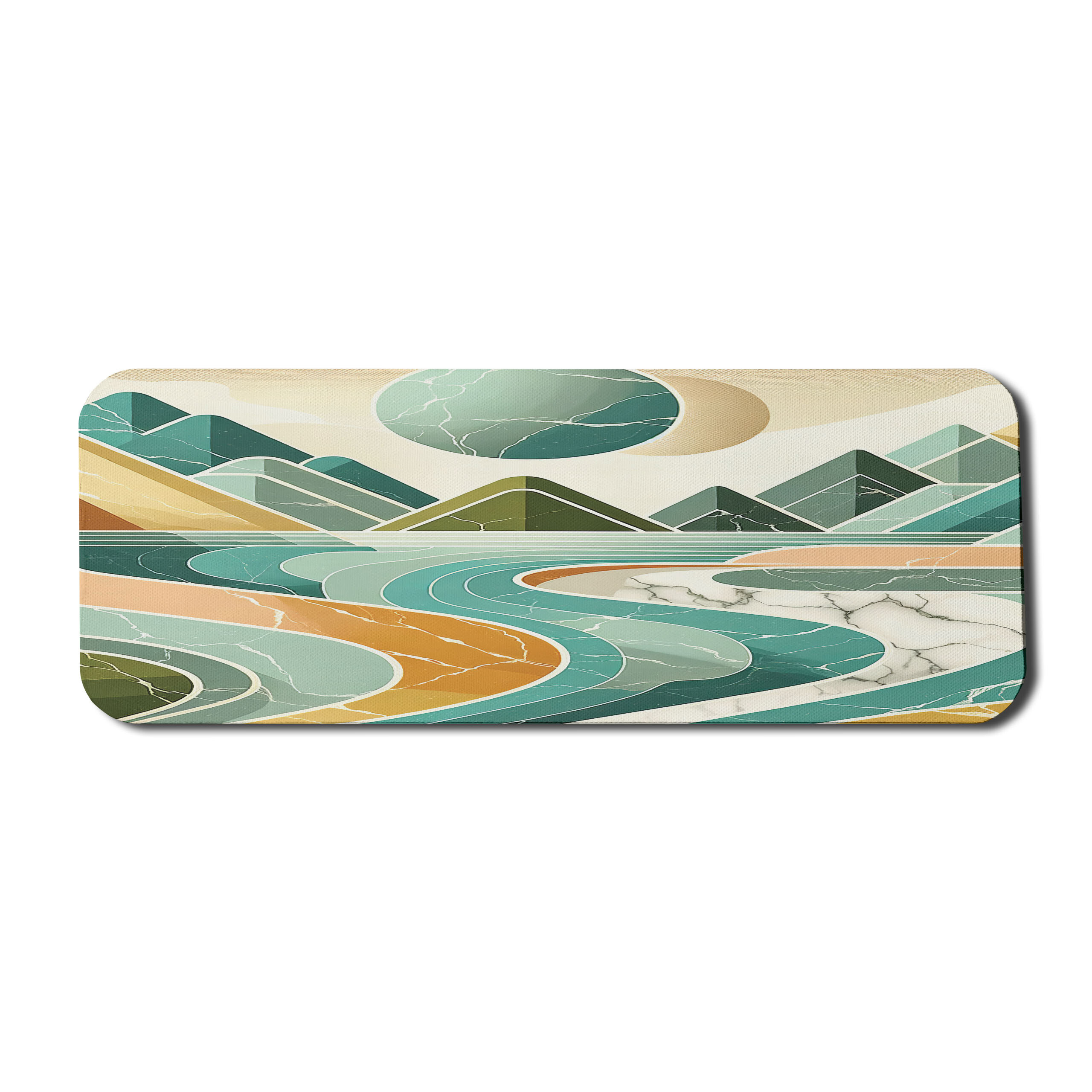 Ebern Designs Tanni Rubber Desk Pad | Wayfair