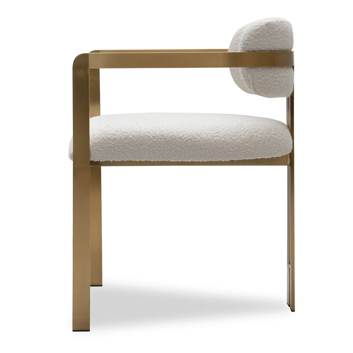 Mercer41 Sidecar Dining Chair In Boucle | Wayfair