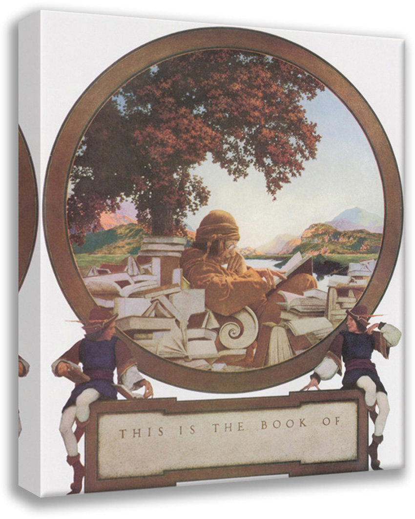 Lark Manor™ This is the Book of by Maxfield Parrish Gallery Wrapped ...