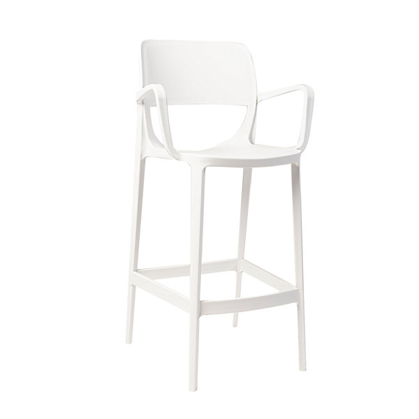 Rainbow Outdoor Bella Stackable 29" Patio Barstool | Wayfair