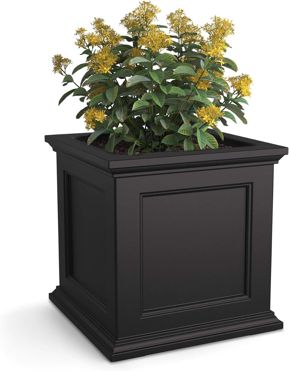 Latitude Run® 20-Inch Square Planter – Self-Watering, Weather-Resistant ...