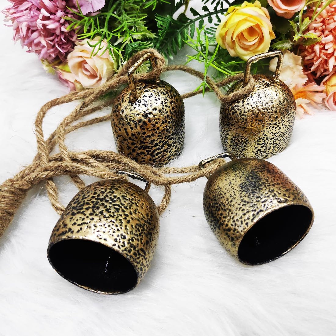 The Holiday Aisle® Christmas Bells For Decoration, Vintage Bells, Brass ...