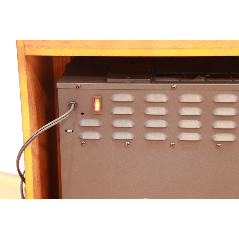 Comfort Glow Mobile Quartz Electric Fireplace, 5120 BTU Heat Up To 1000 ...