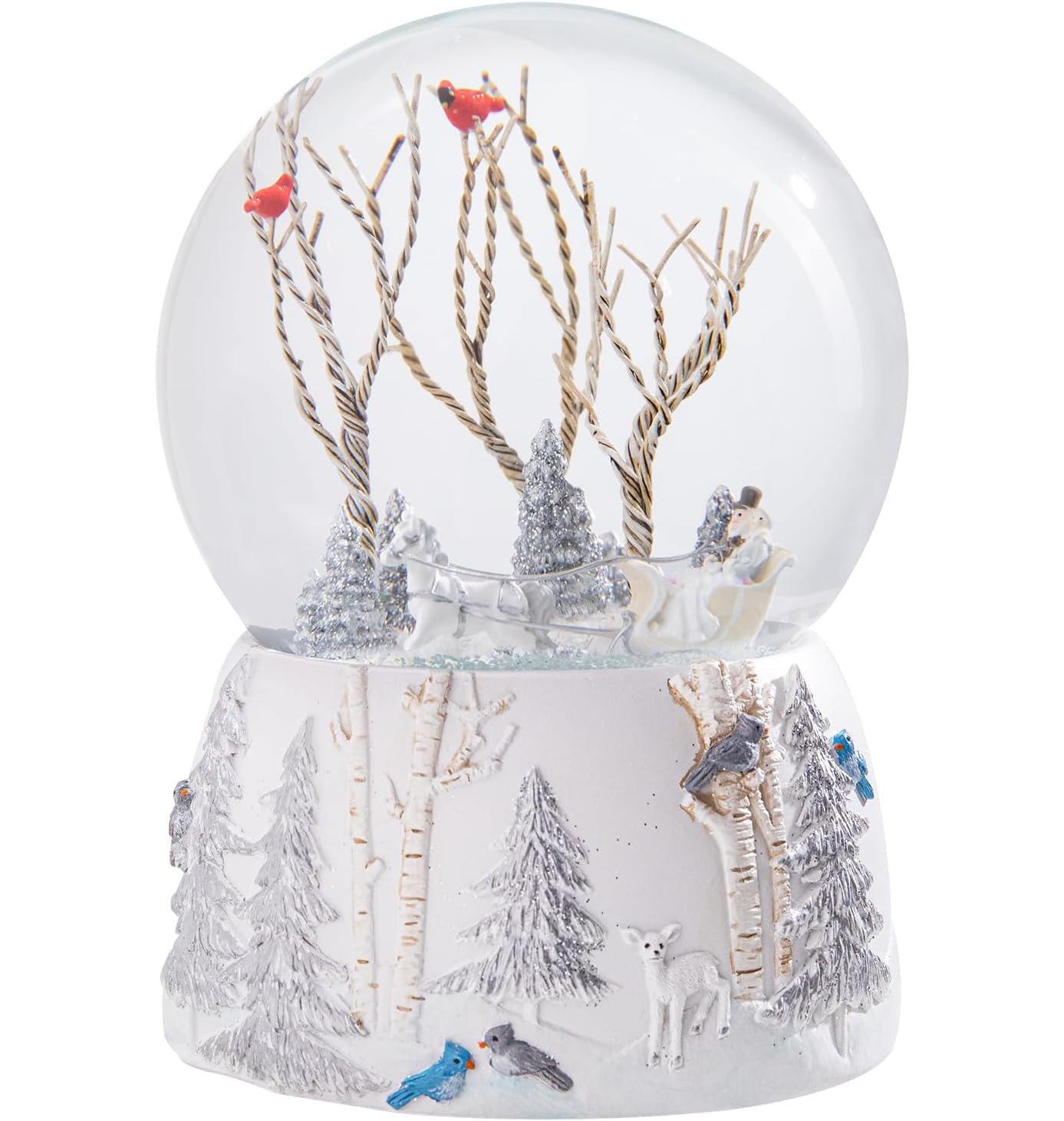The Holiday Aisle® Christmas Snow Globes, Snow Globe with Music Box ...
