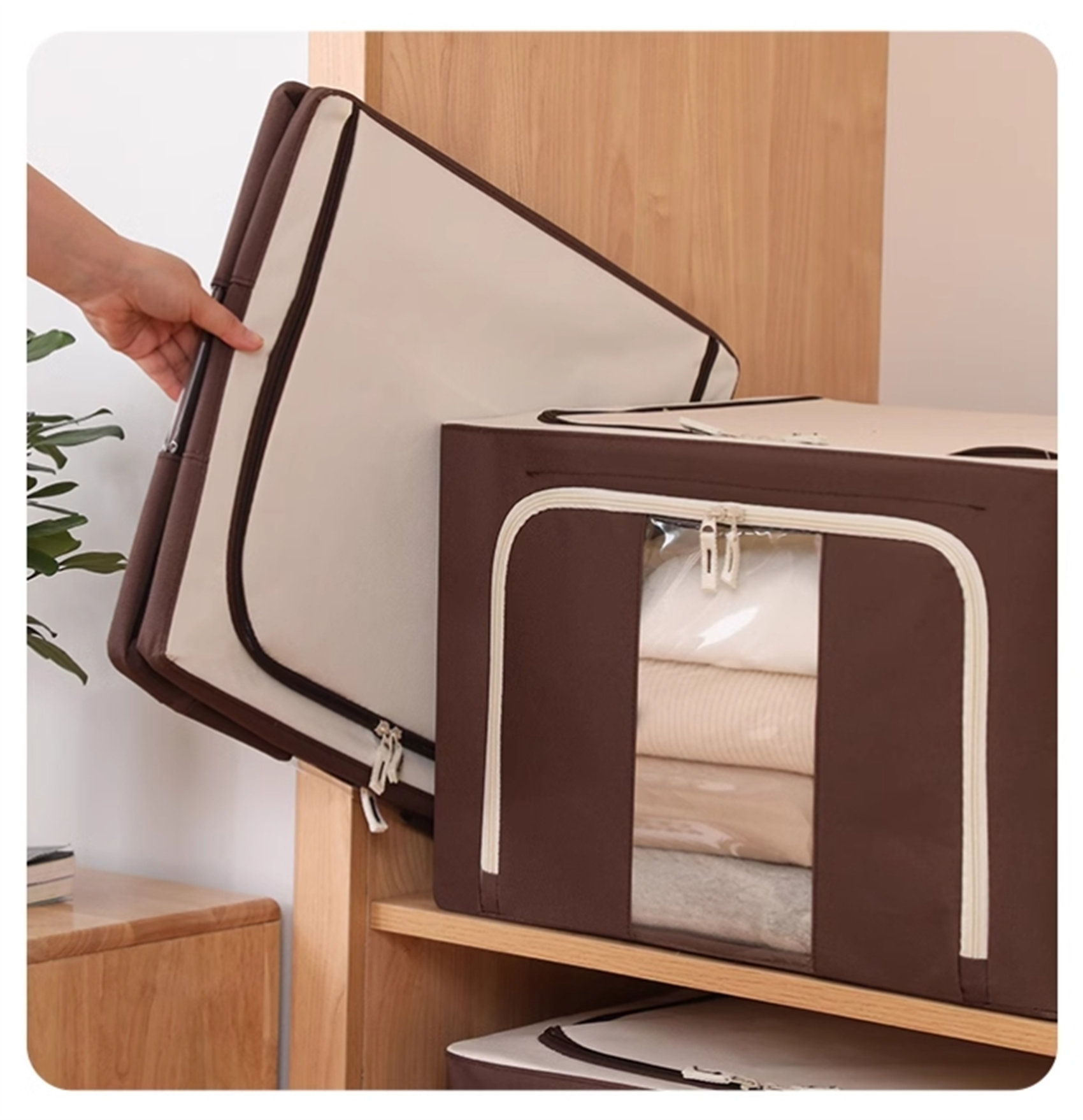 Latitude Run® Fabric Clothing Storage Box | Wayfair