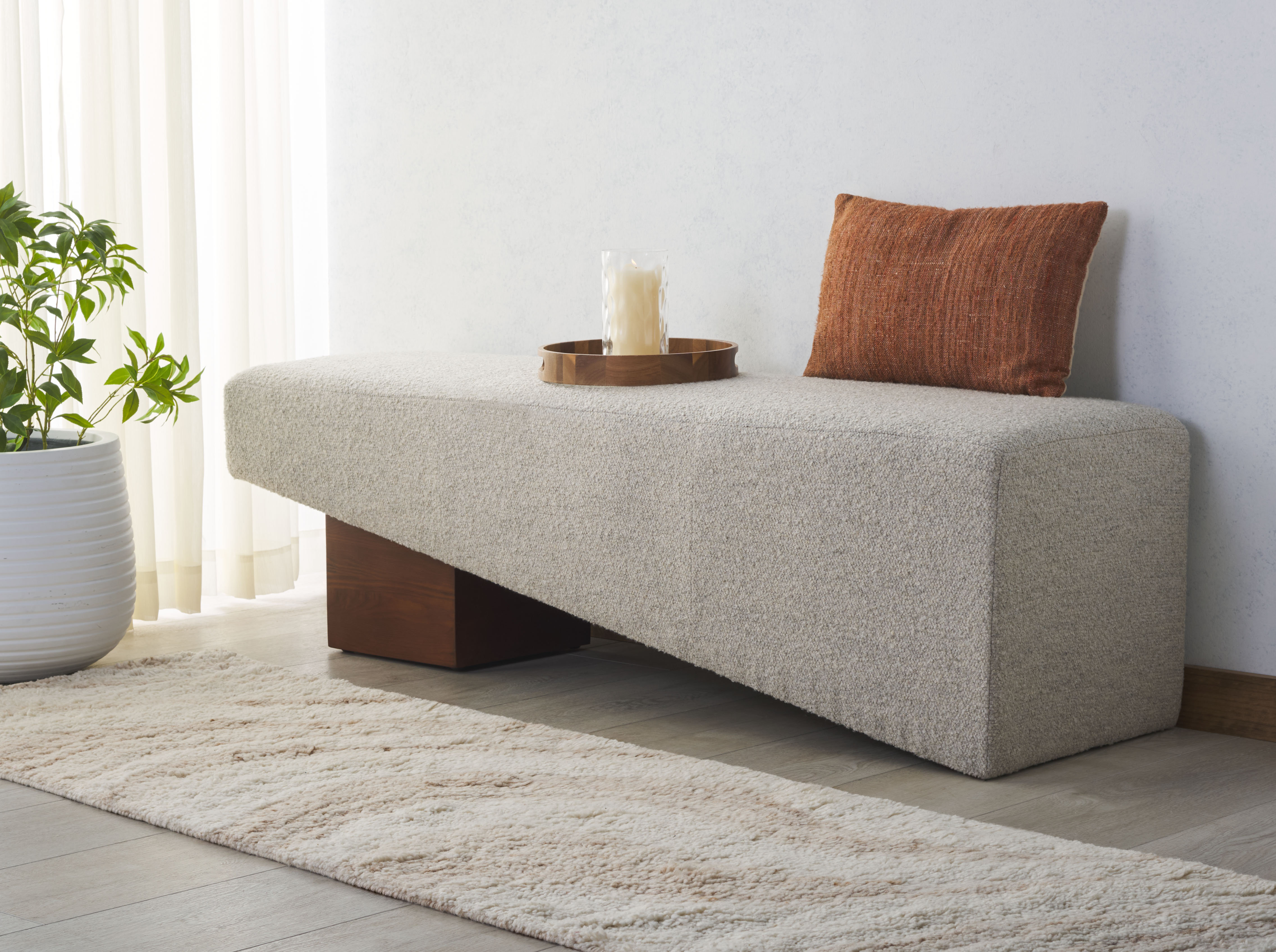 Orren Ellis Tanyalee Triangle Bench - Wayfair Canada