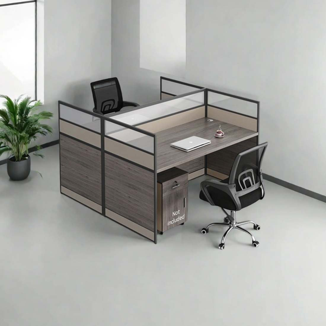 FASONT Rectangle 2 Person Cubicle - Wayfair Canada