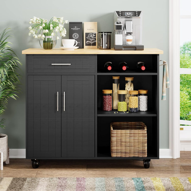 Lark Manor™ Kitchen Island Cart With Storage,Rolling Kitchen Island ...