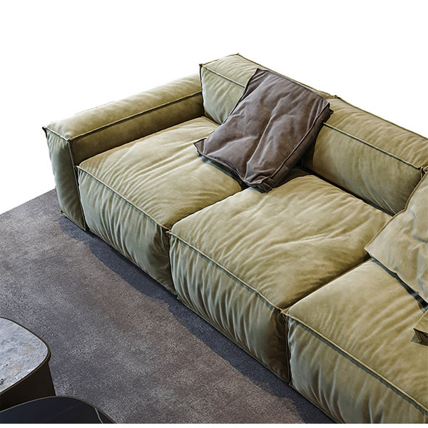 Hokku Designs Modern Fabric Sofa Upholstered Sofa | Wayfair