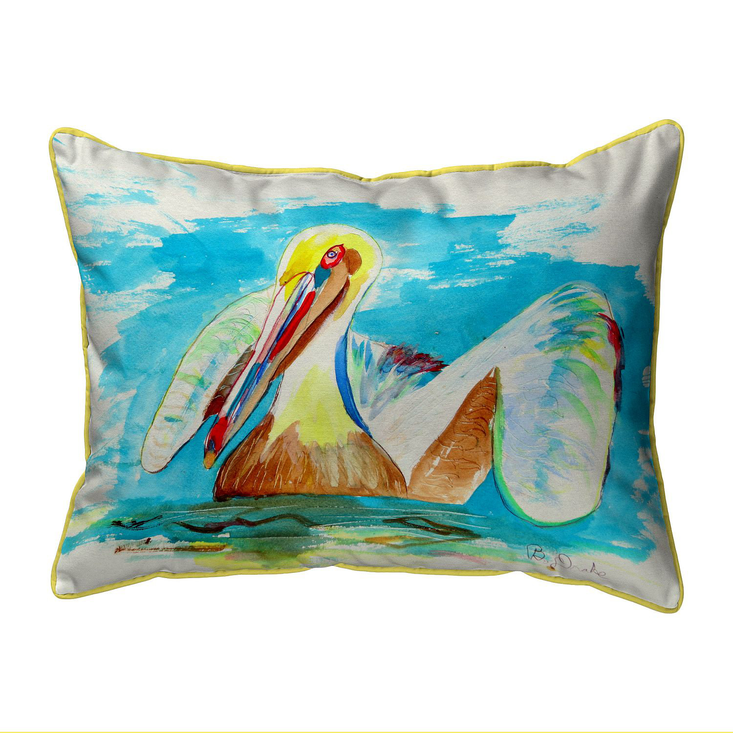 Betsy Drake Interiors Indoor / Outdoor Throw Pillow | Wayfair