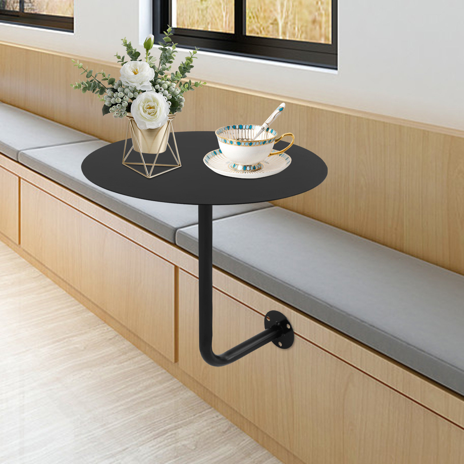 CNCEST 15.74'' W Wall Mounted Bar Table | Wayfair