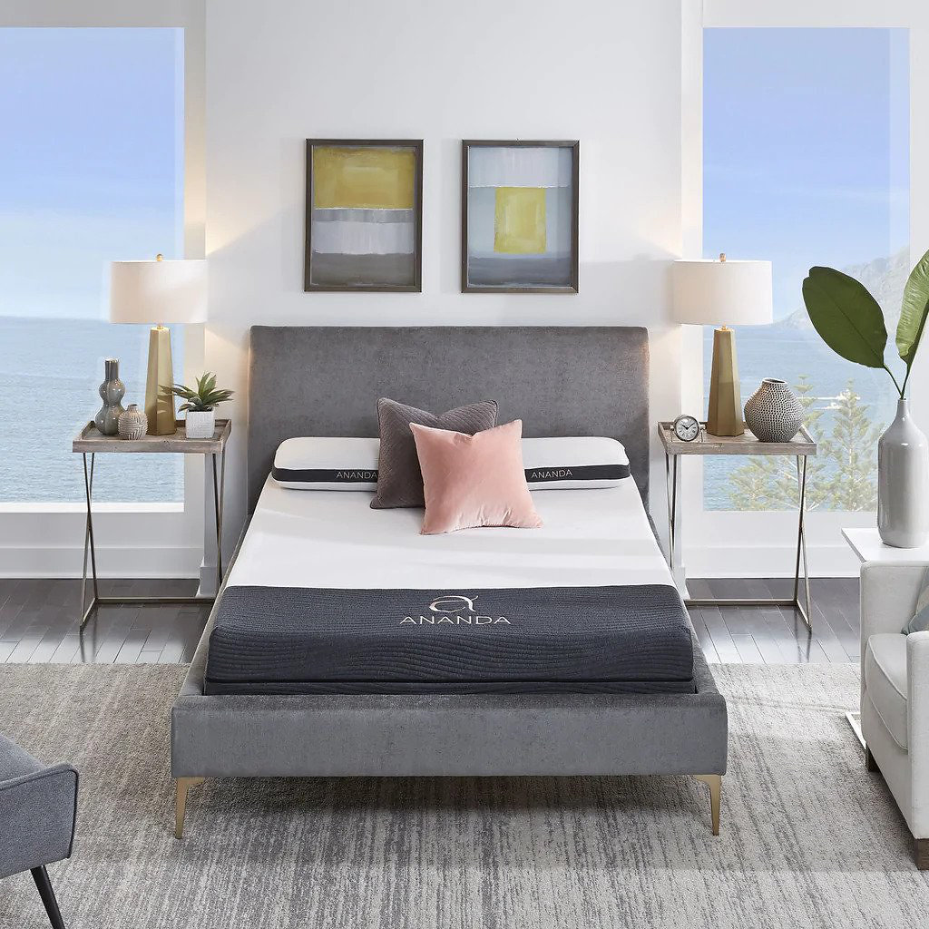 Spinal Solution 12-Inch Medium Gel Memory Foam Mattress With Zipper ...