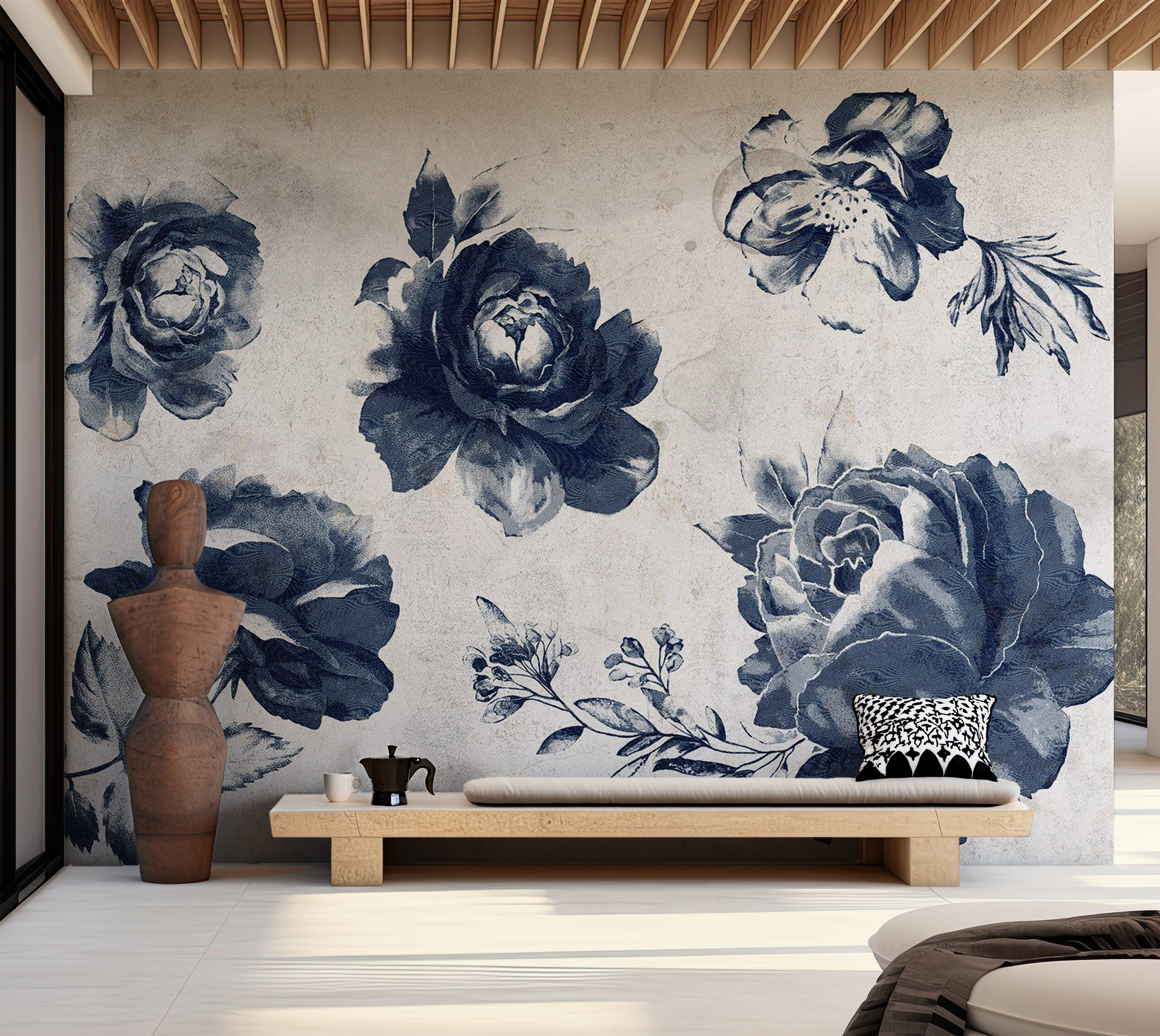 Red Barrel Studio® Floral Wallpaper Wall Mural - Garden Of Memories ...