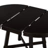 George Oliver Solid Wood Dining Table, Round, Extendable Design ...