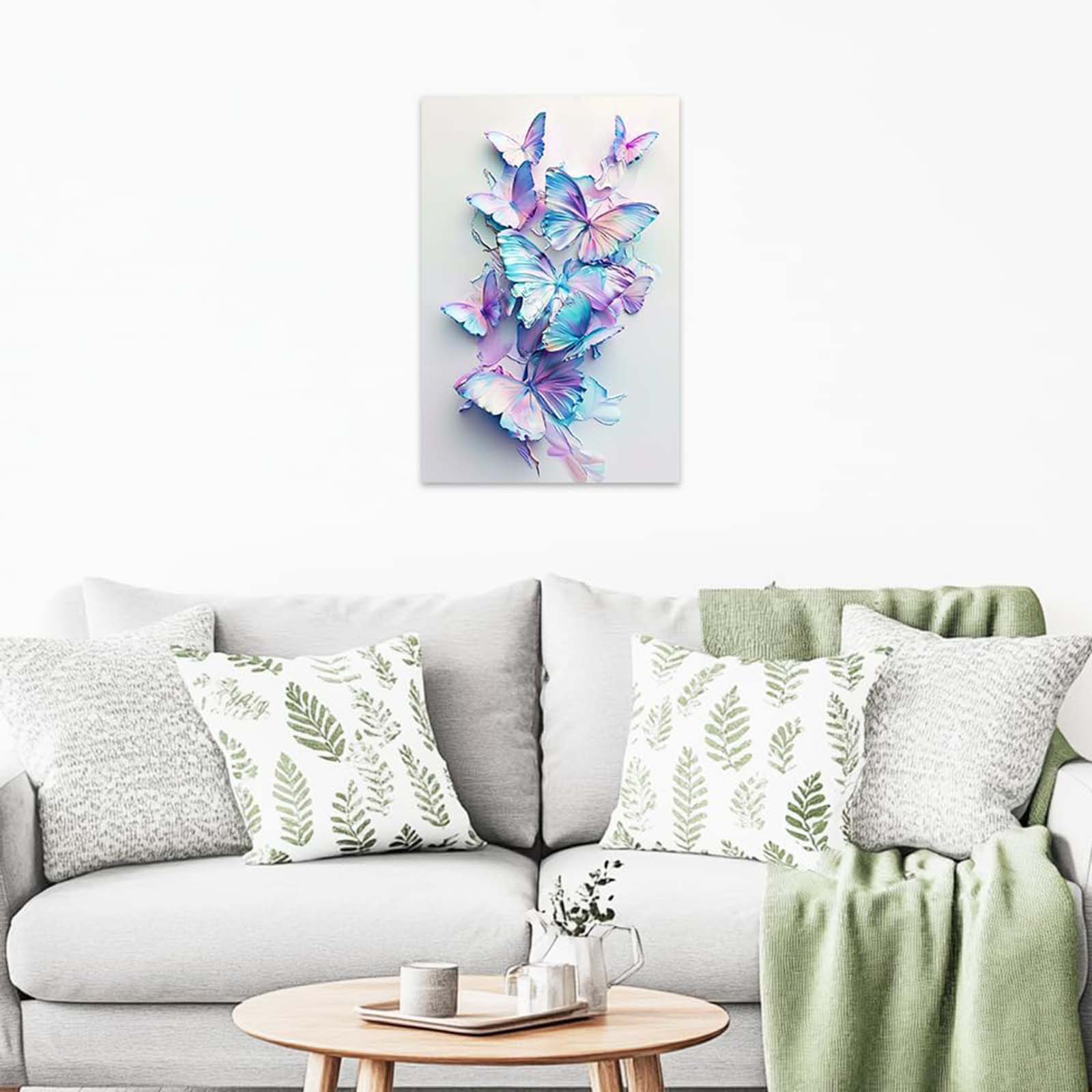 Ophelia & Co. Butterfly Wall Art Butterflies Canvas Pictures Girls ...