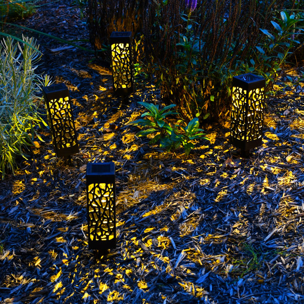LumaBase Solar Powered Garden and Tabletop Lights - 4 Count & Reviews ...