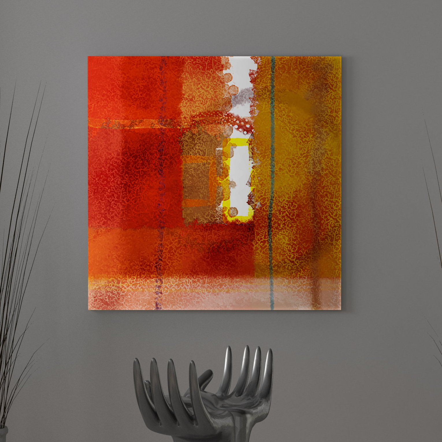 Orren Ellis Munchy Smashing - Wrapped Canvas Painting Print | Wayfair