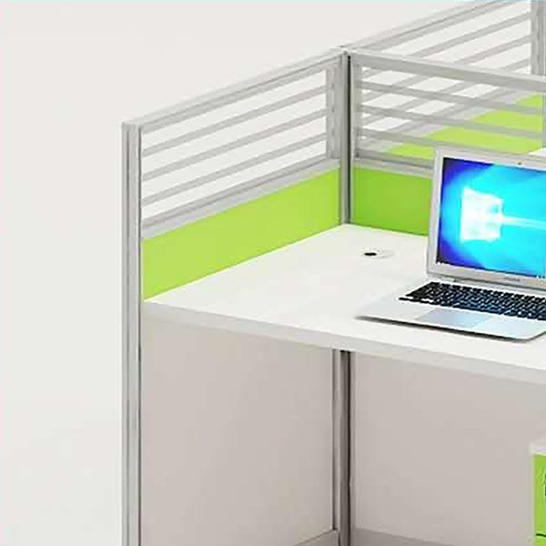 WIKI BOARD Rectangle 4 Person Partition Desk | Wayfair