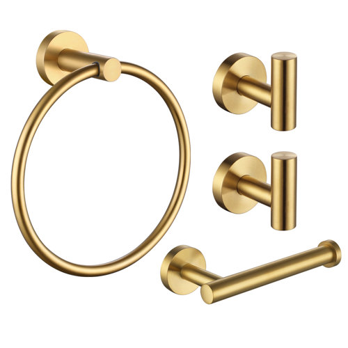 Wayfair | Gold Bathroom Hardware Sets You'll Love in 2024