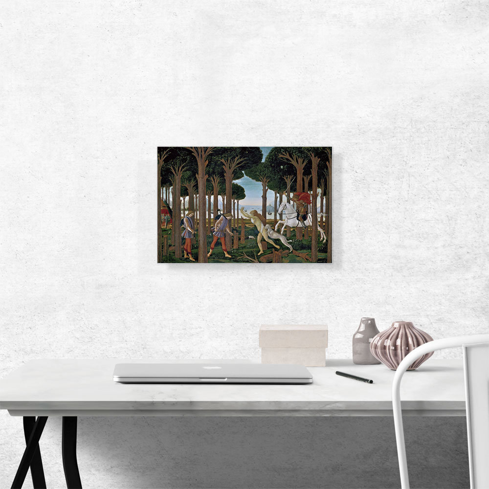 ARTCANVAS The Story Of Nastagio Degli Onesti I 1483 On Canvas by Sandro ...