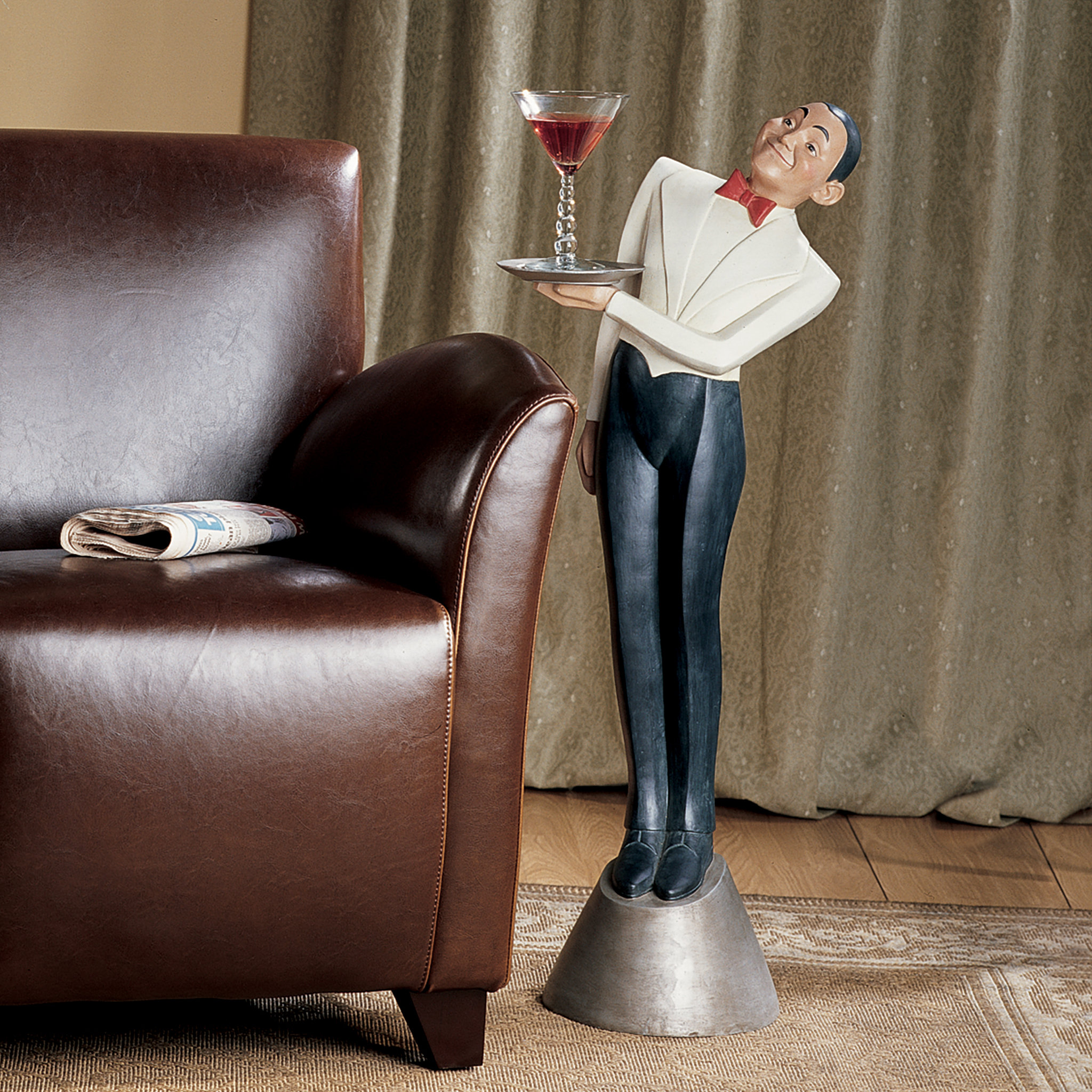 Design Toscano Francois the Parisian Art Deco Butler Figurine & Reviews ...