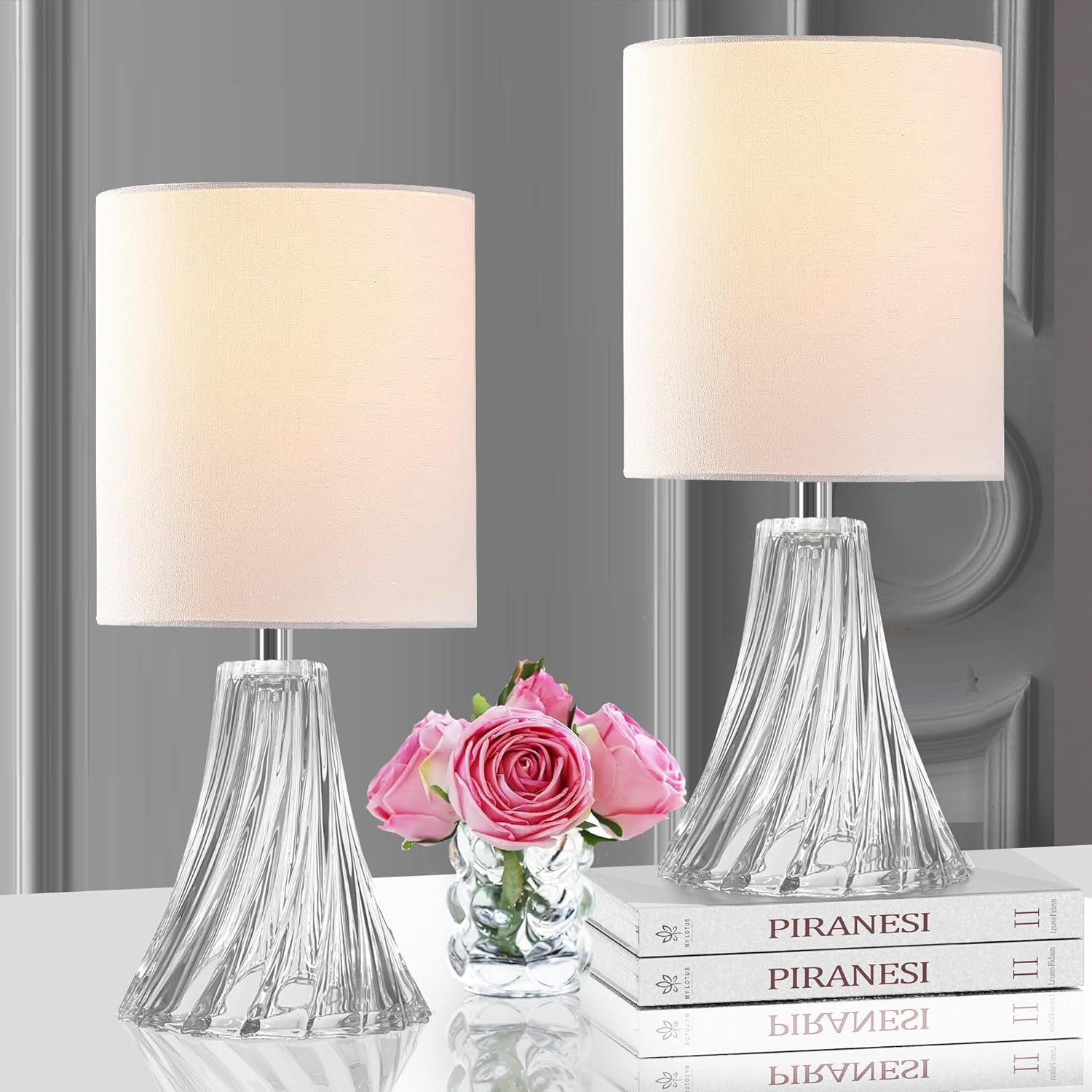 Ivy Bronx Jobani Small Crystal Table Lamps for Bedroom & Reviews ...