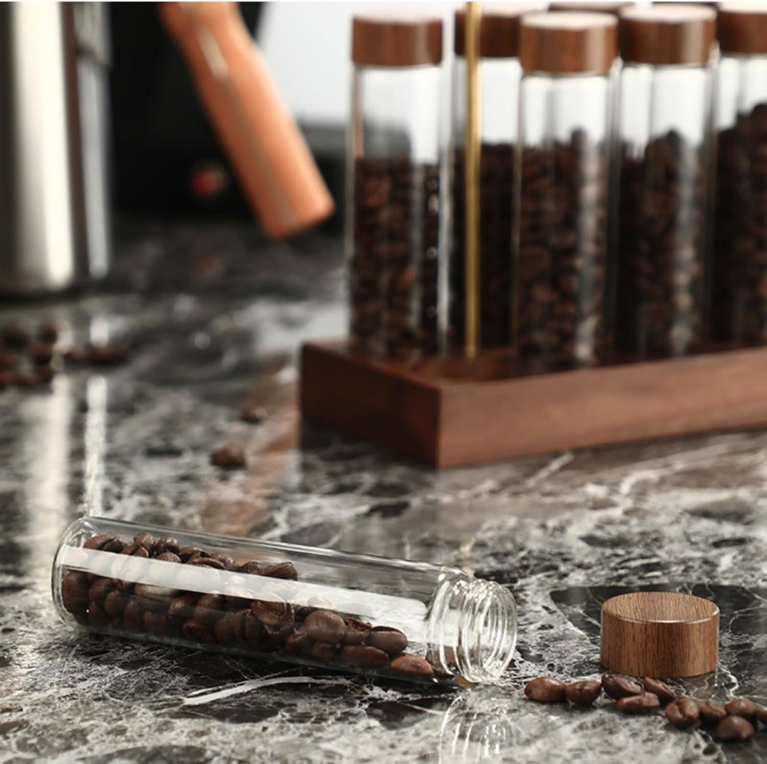 Mercer41 Single Dose Coffee Bean Storage Tubes Coffee Beans Container ...