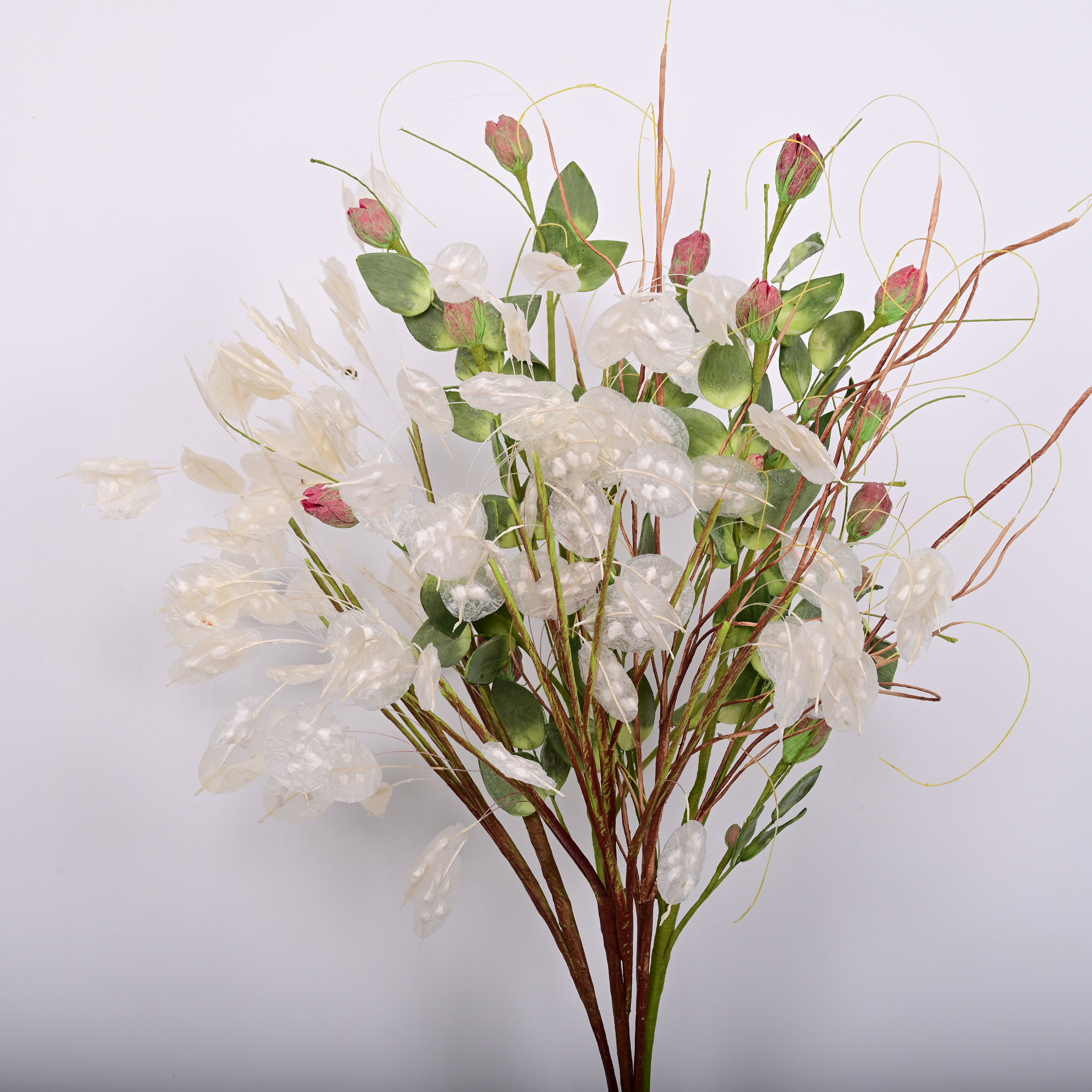 Primrue Artificial Farmhouse Floral Arrangement, Greenery Foliage ...